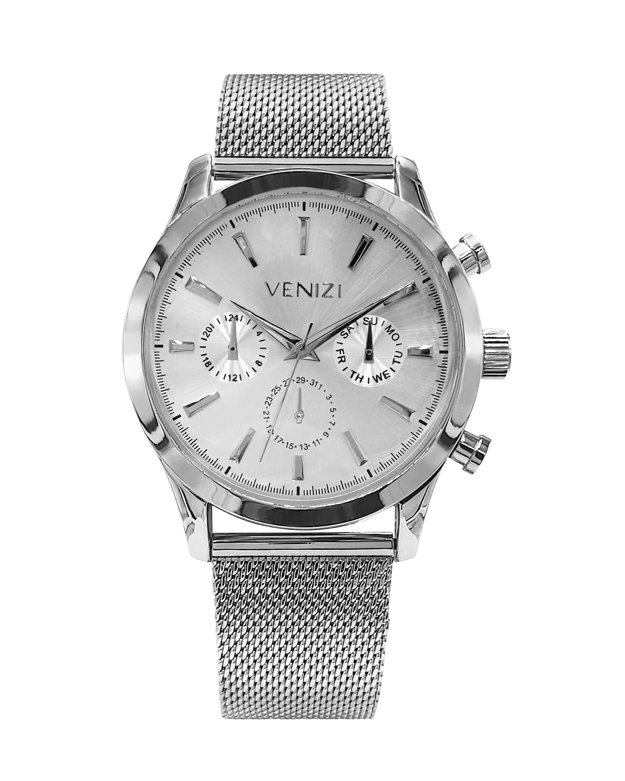 Montre classique pour homme en maille anglaise – Venizi